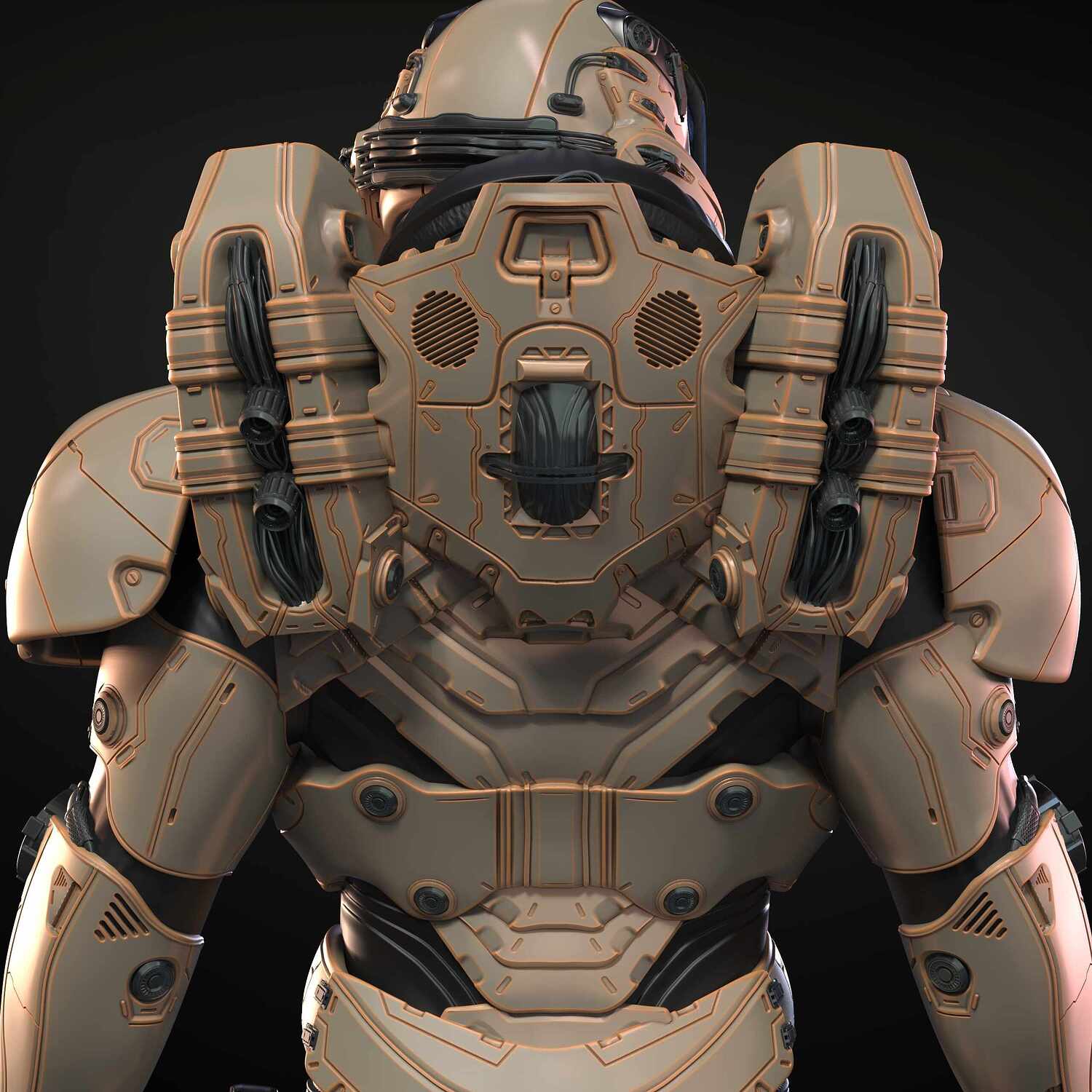 Hardsurface Armor Study Zbrushcentral
