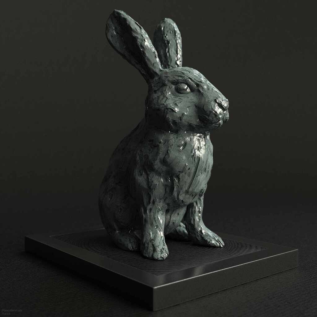 Porcelain Rabbit - ZBrushCentral