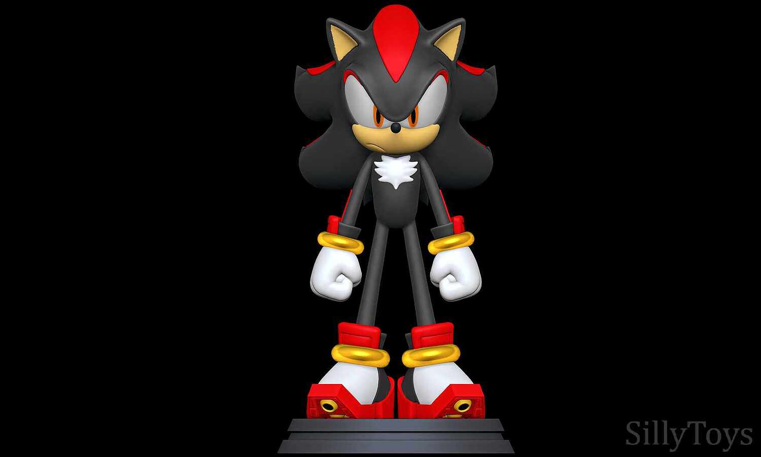 Shadow the Hedgehog 3D print model - ZBrushCentral