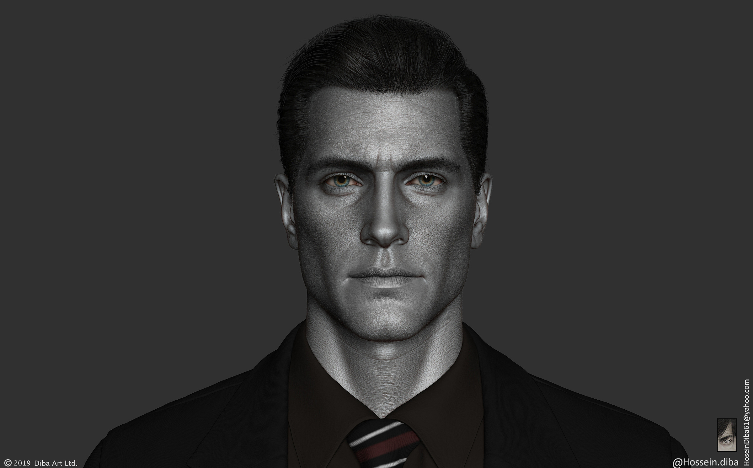 Bruce Wayne _ (Real time) - ZBrushCentral