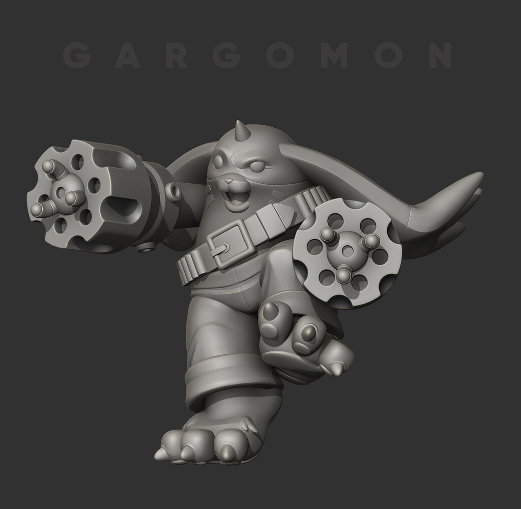 Digimon : Gargomon (wip) - ZBrushCentral