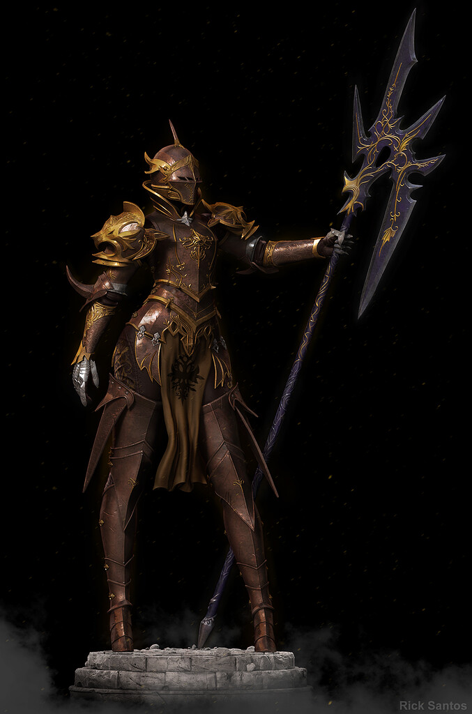 Knight - Statue - ZBrushCentral