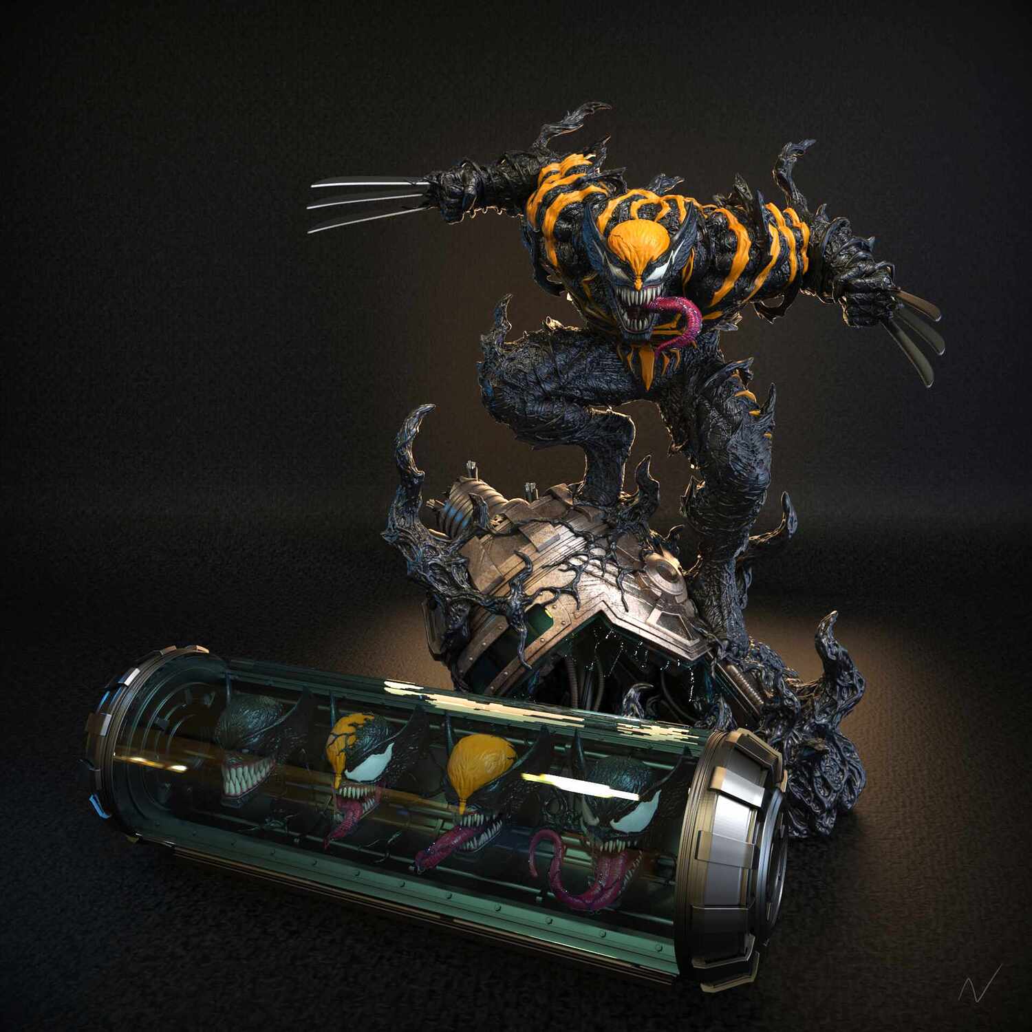 Venomized wolverine - ZBrushCentral