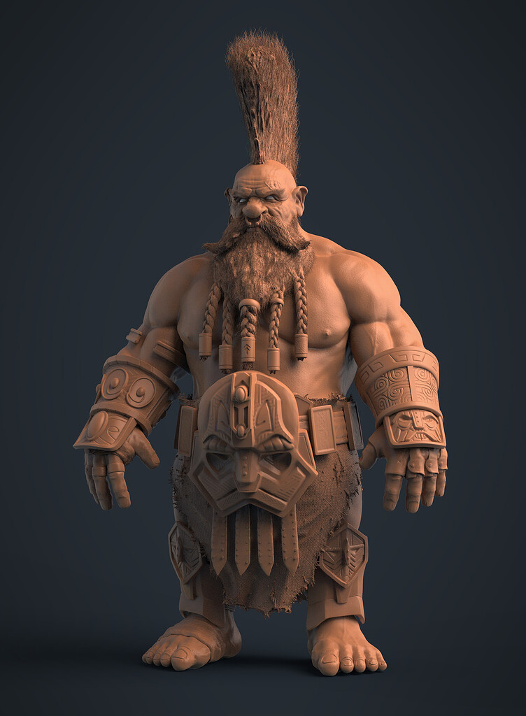 Dwarf Slayer - ZBrushCentral