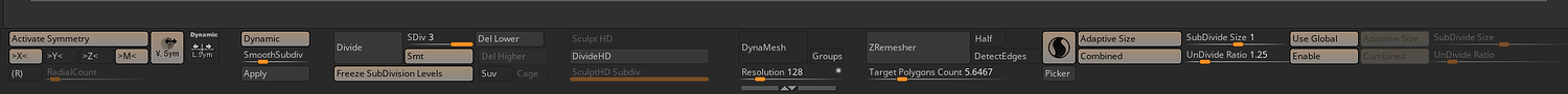 Buttons with Wasted Empty Space? - ZBrushCentral