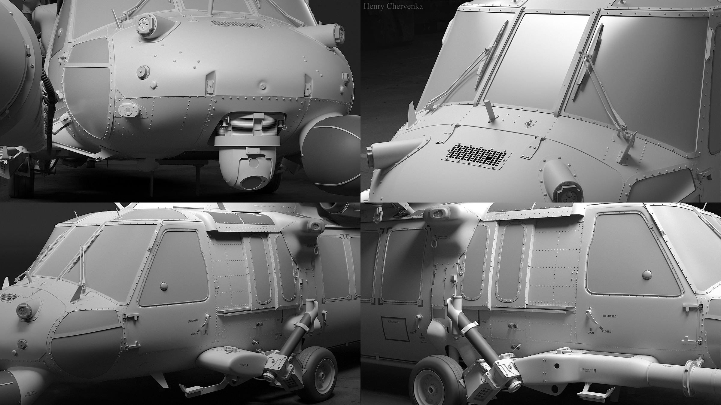 UH 60 Main Rotor - ZBrushCentral