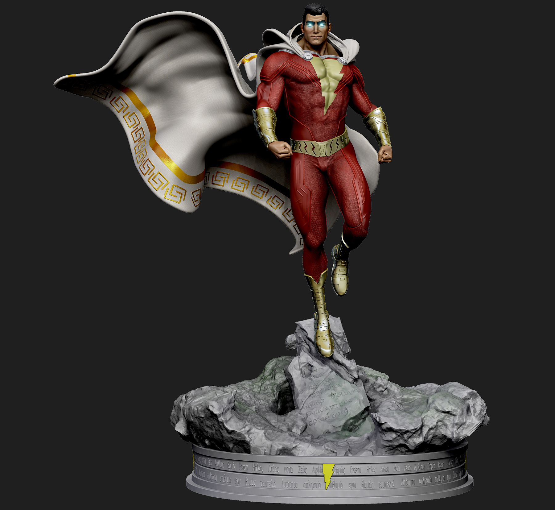 1/4 Shazam Statue - ZBrushCentral