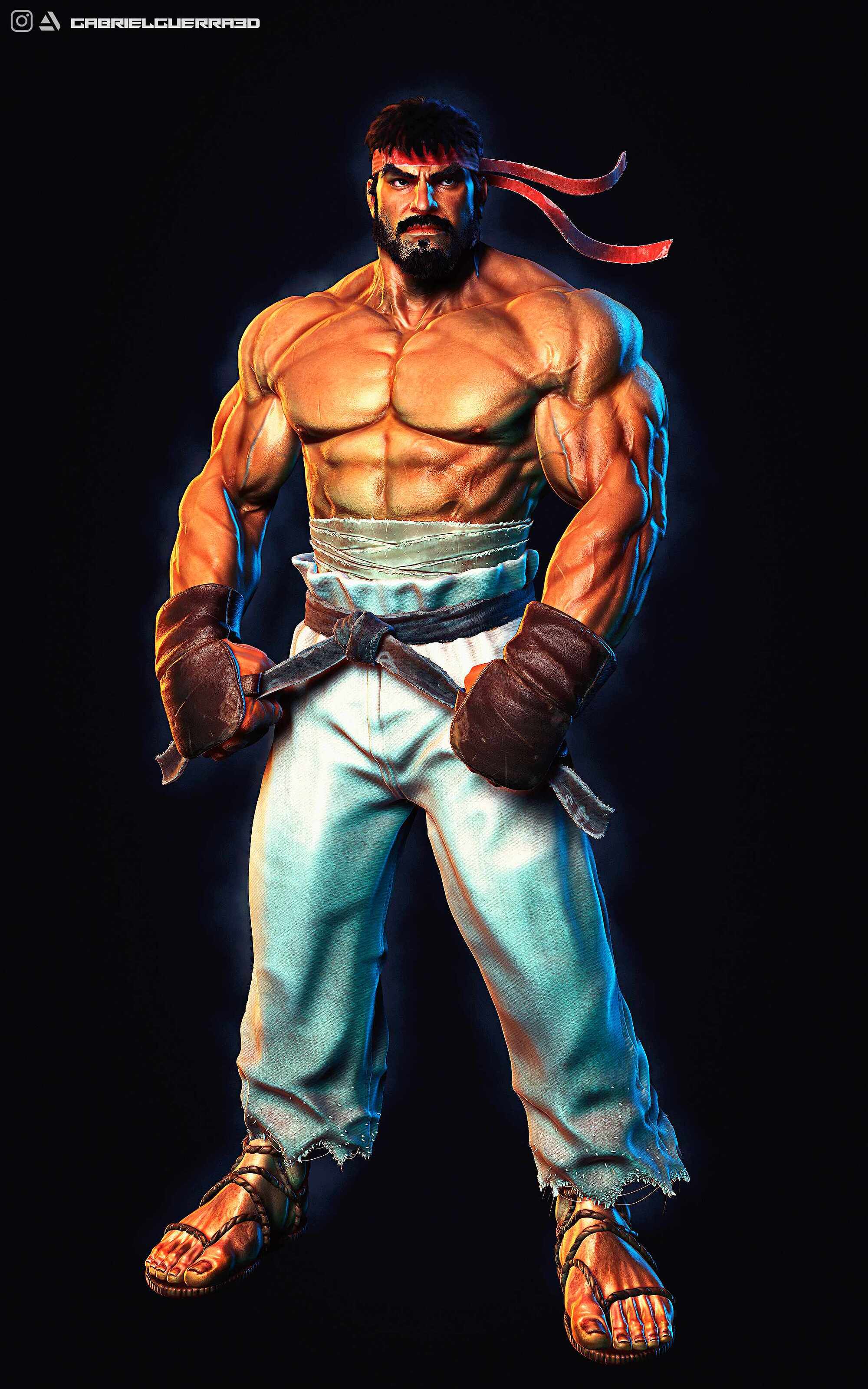 Ryu Street Fighter 6 Fanart - ZBrushCentral