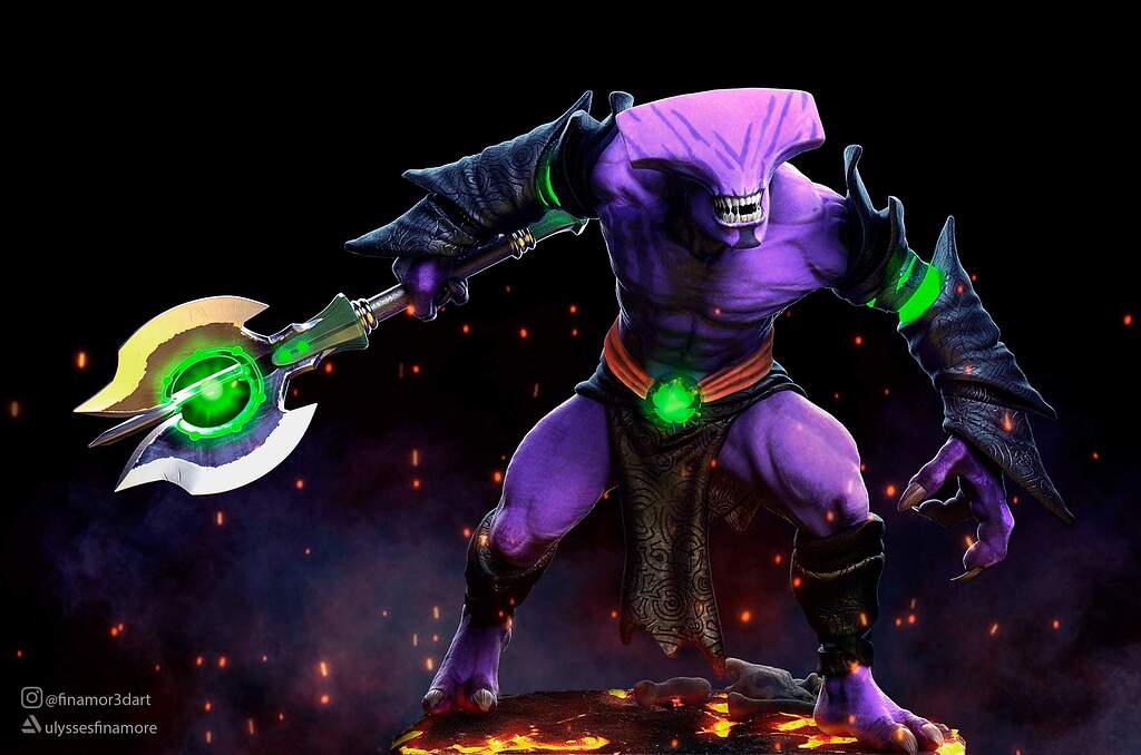 FACELESS VOID - DOTA 2 - FAN ART - ZBrushCentral