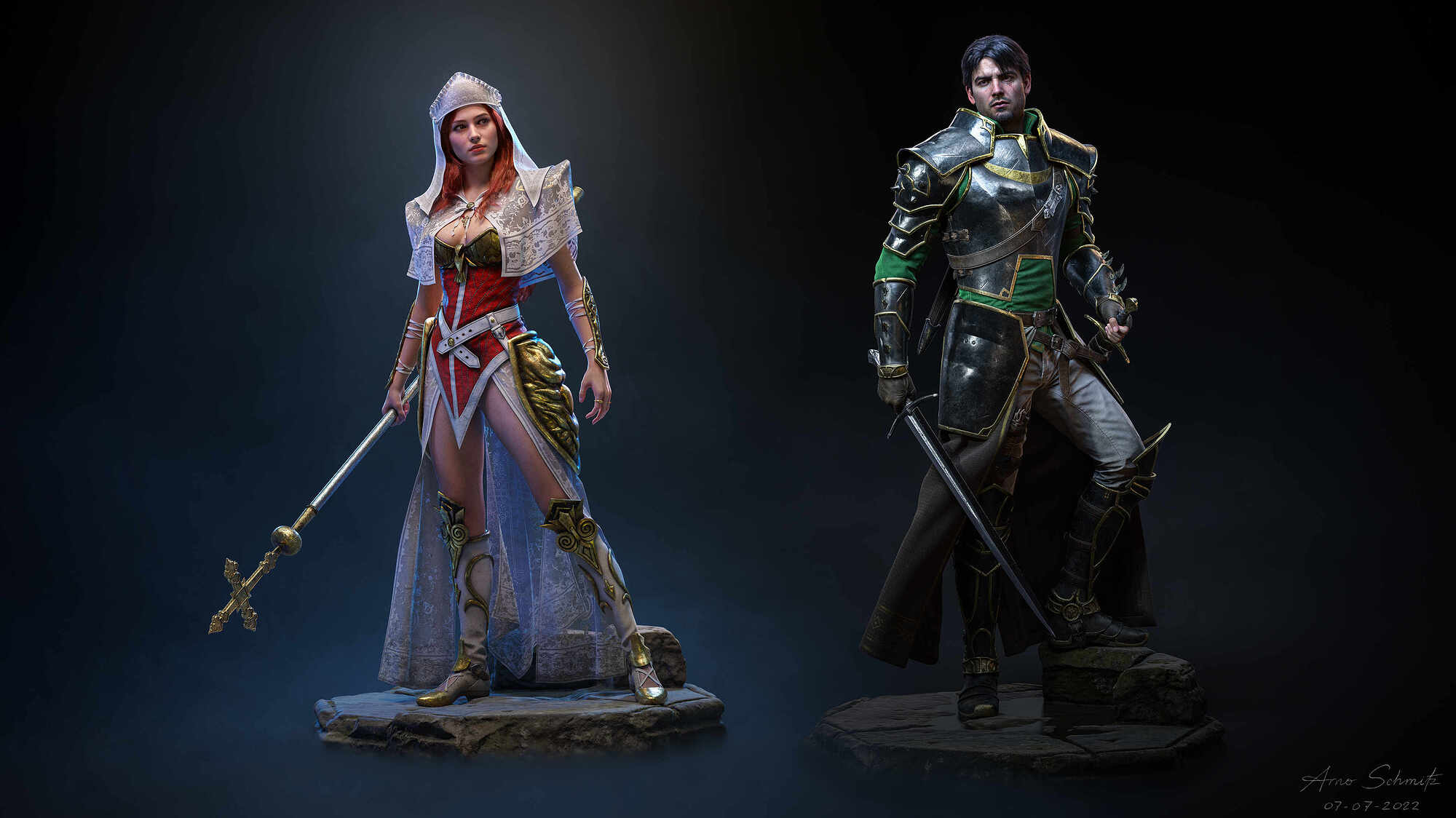 Cleric - Part II - Standing Ready - ZBrushCentral