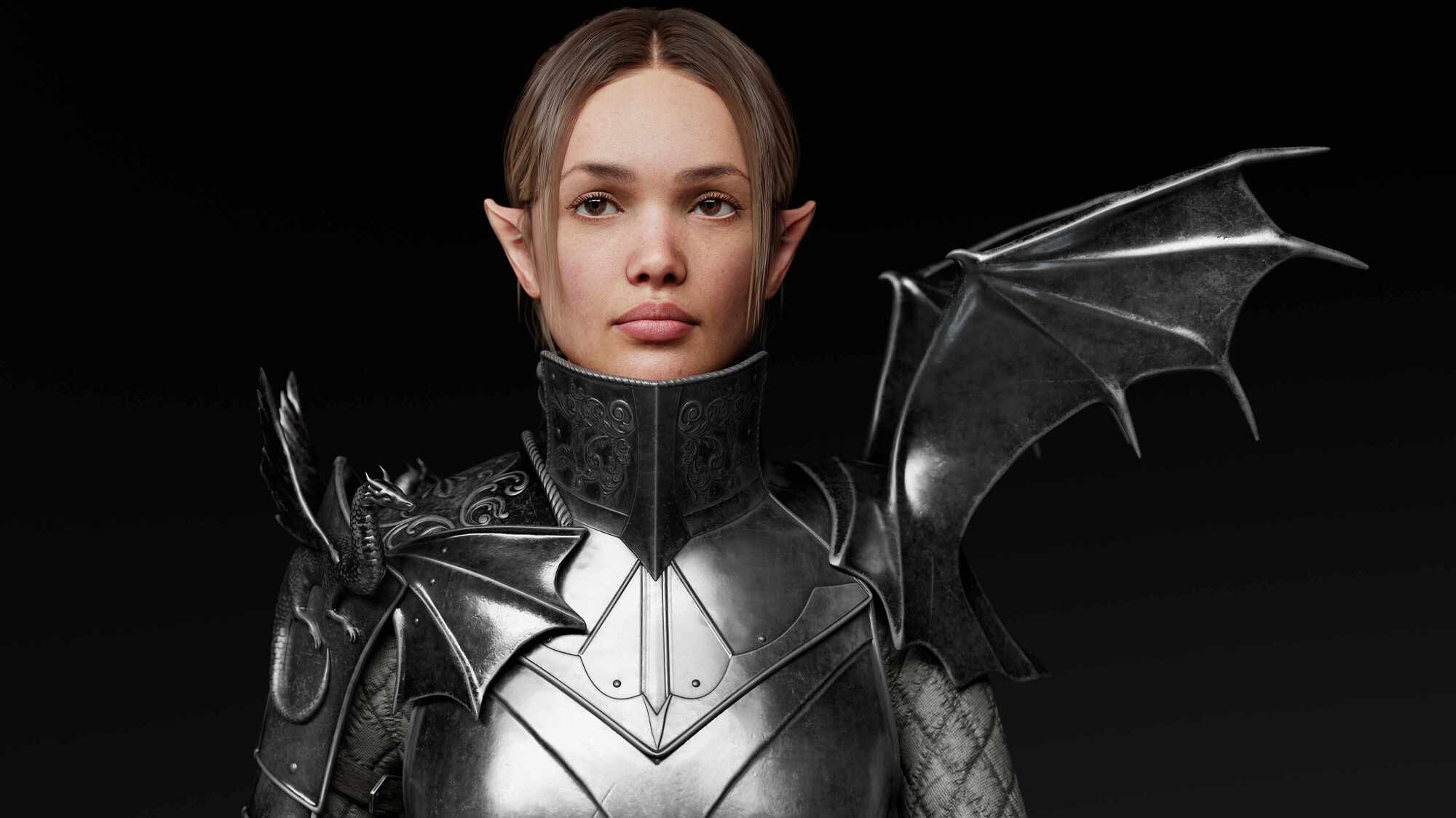 Dragon Knight Elf - ZBrushCentral