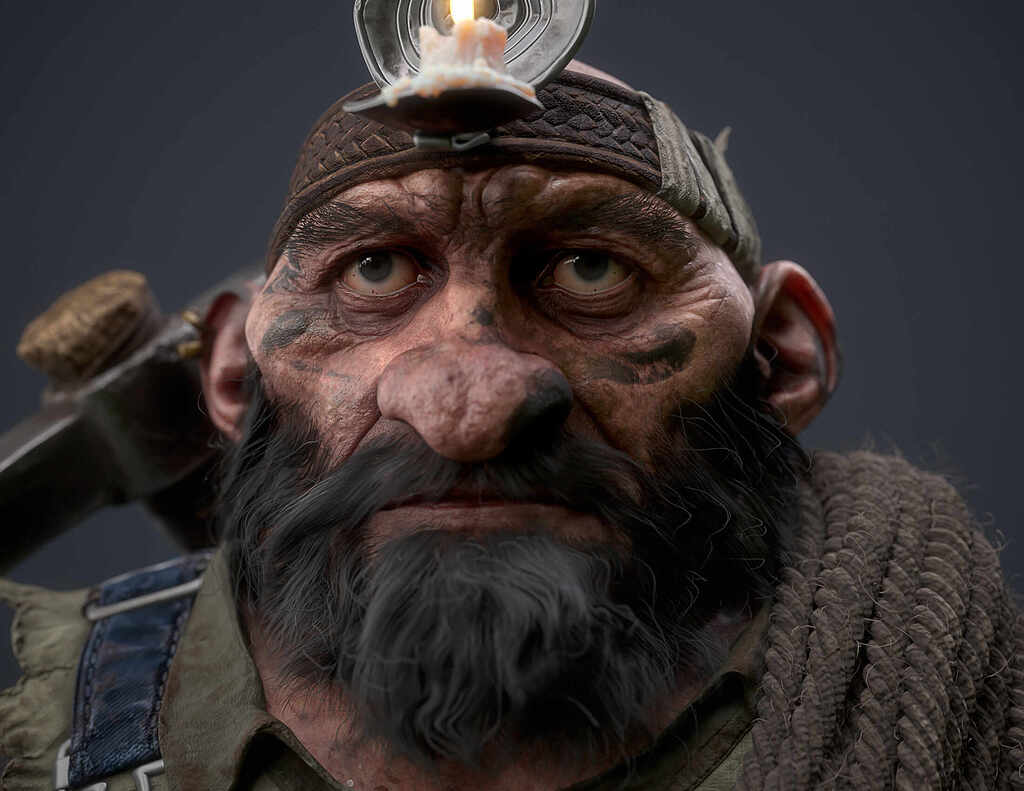 The Dwarf Miner - ZBrushCentral