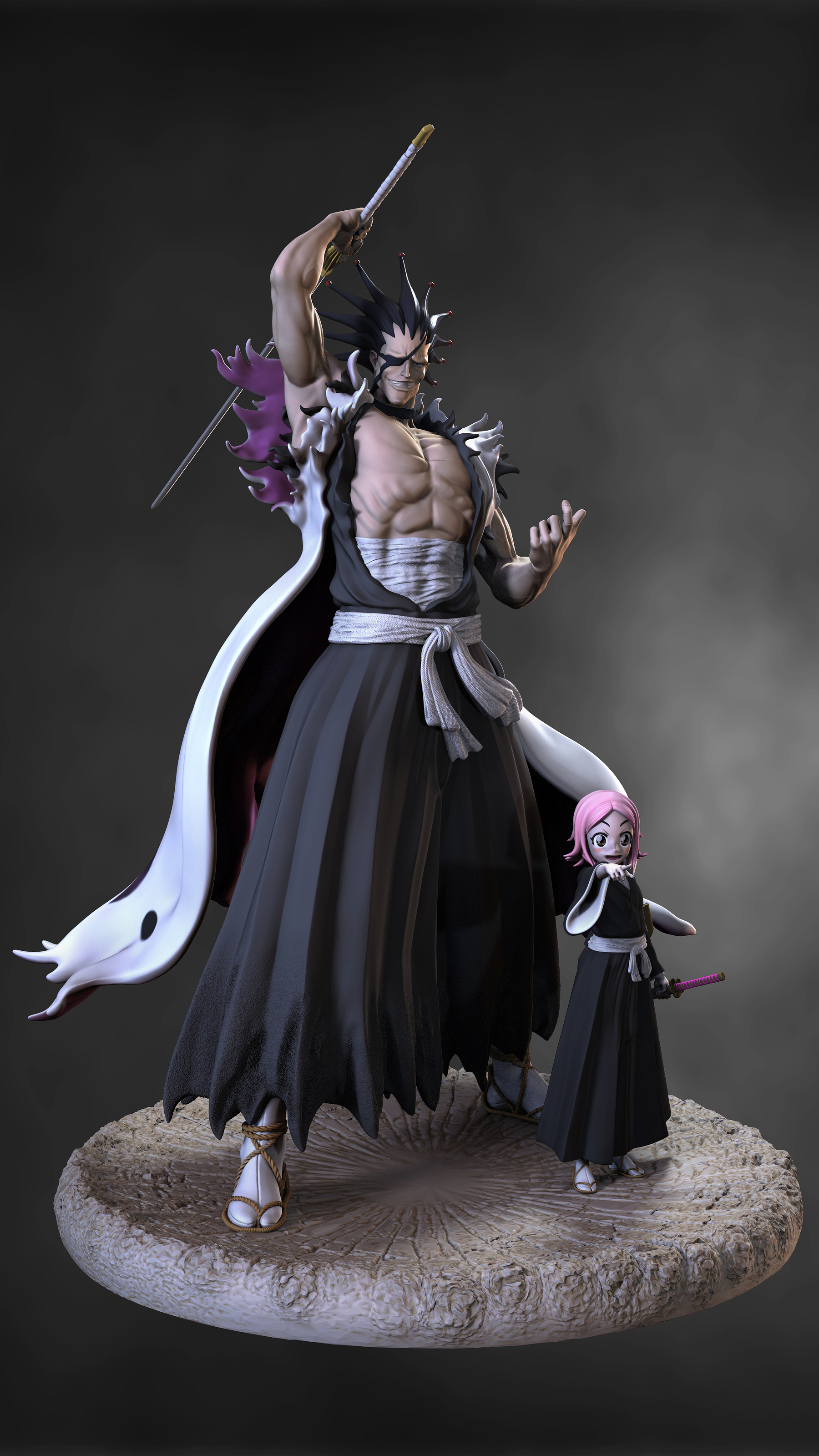 Zaraki Kenpachi fan art - ZBrushCentral