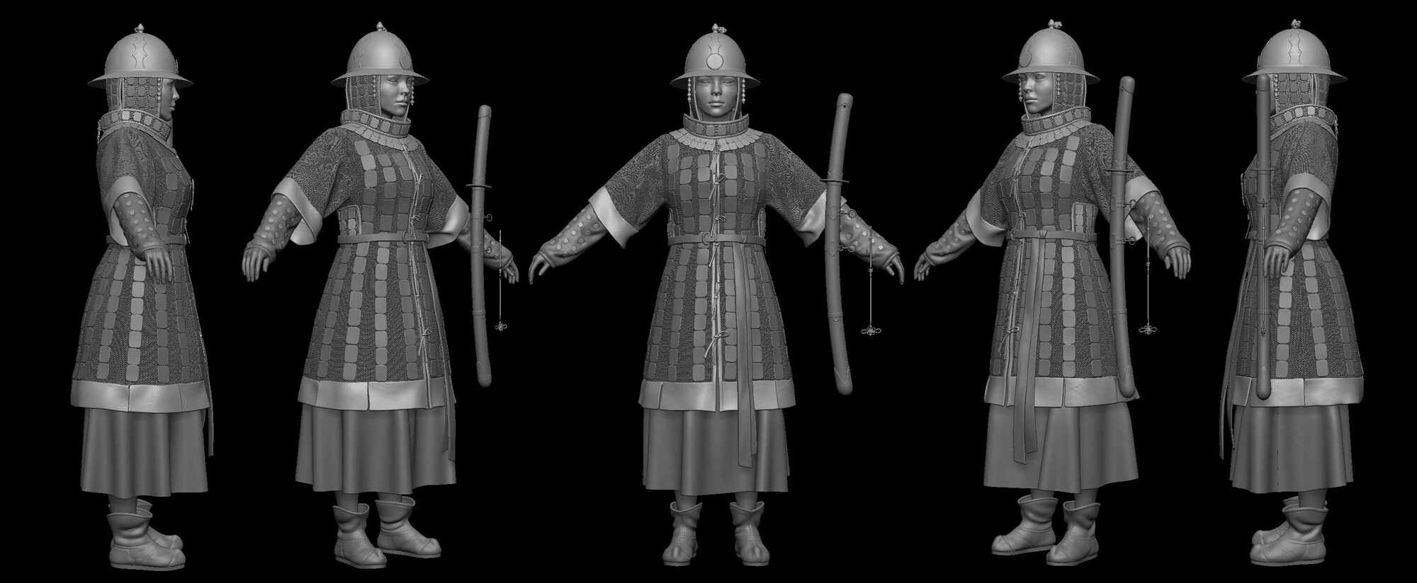 Royal Guard of the Joseon Dynasty - ZBrushCentral