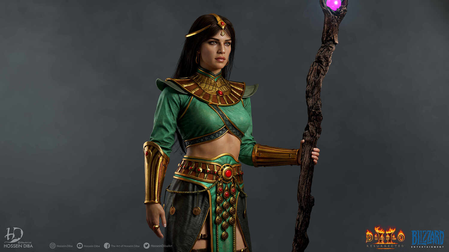 Diablo II: Resurrected Sorceress - ZBrushCentral