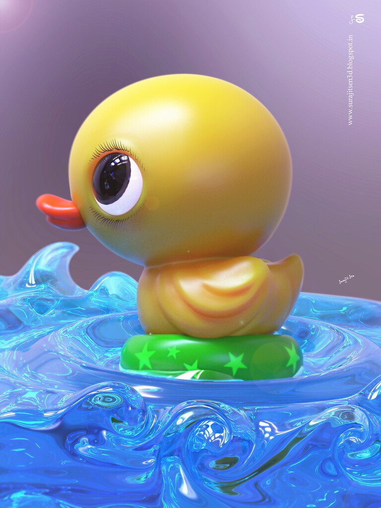 Ping-Pong-cg-duck by Surajit Sen - ZBrushCentral