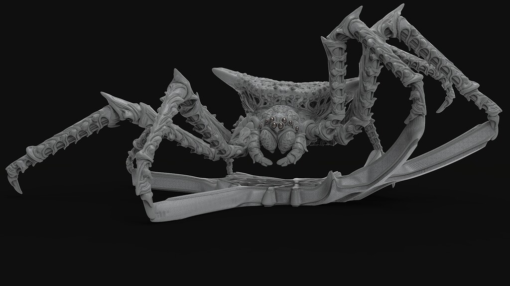 Giant Armored Spider - ZBrushCentral