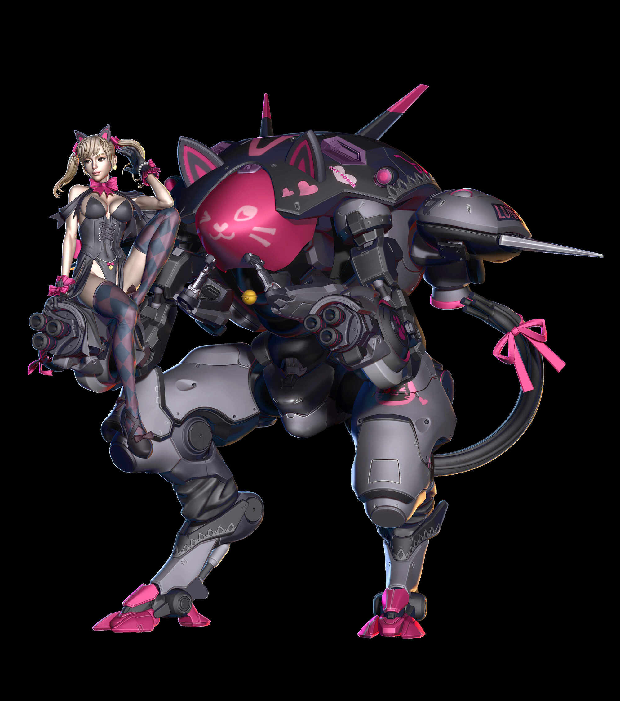 D.VA fanart blackcat - ZBrushCentral