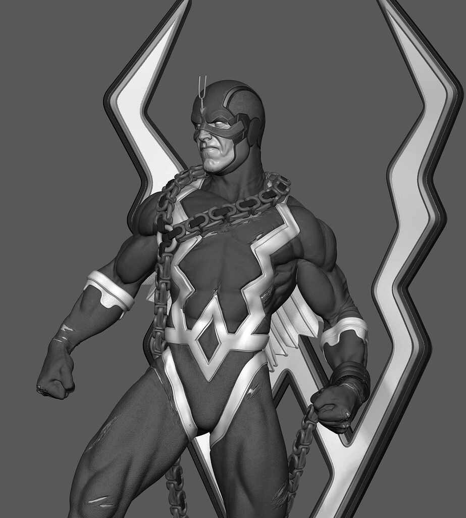Black Bolt - ZBrushCentral