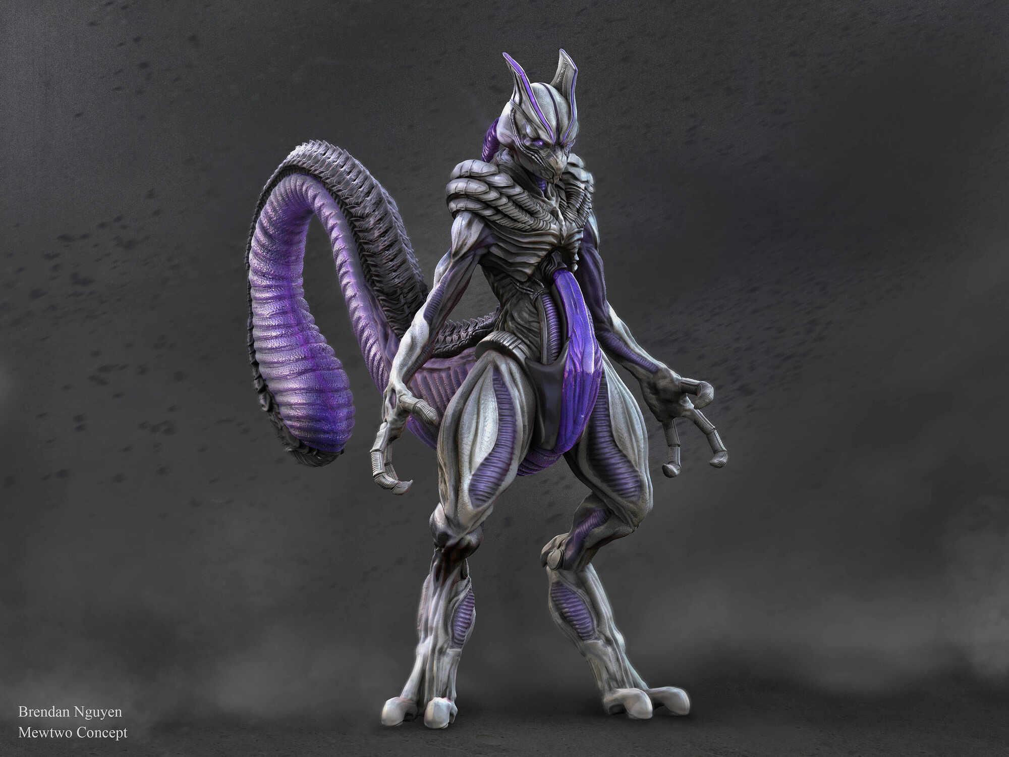Mewtwo Concept - ZBrushCentral