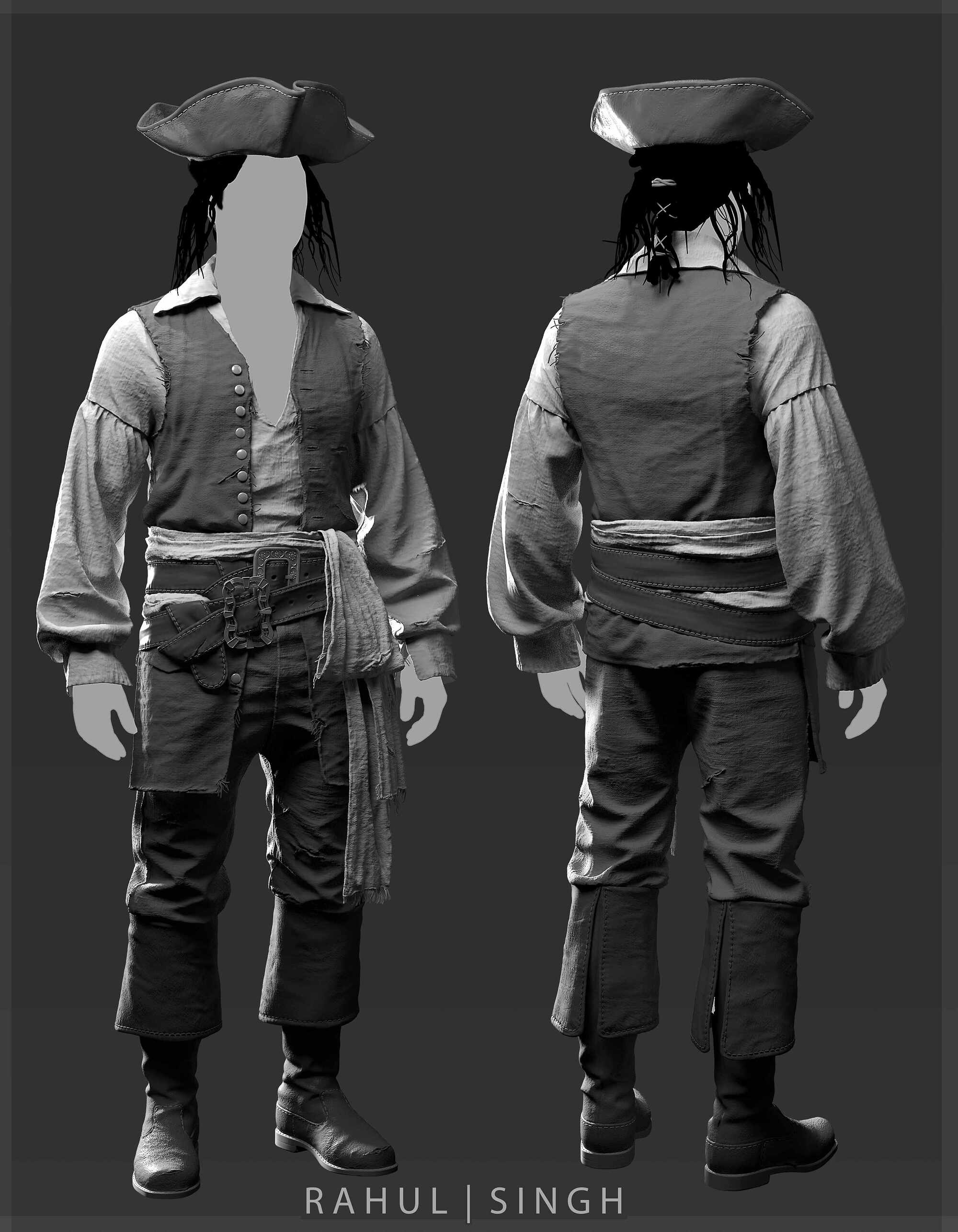 Pirate Cloth Study (Hires) - ZBrushCentral