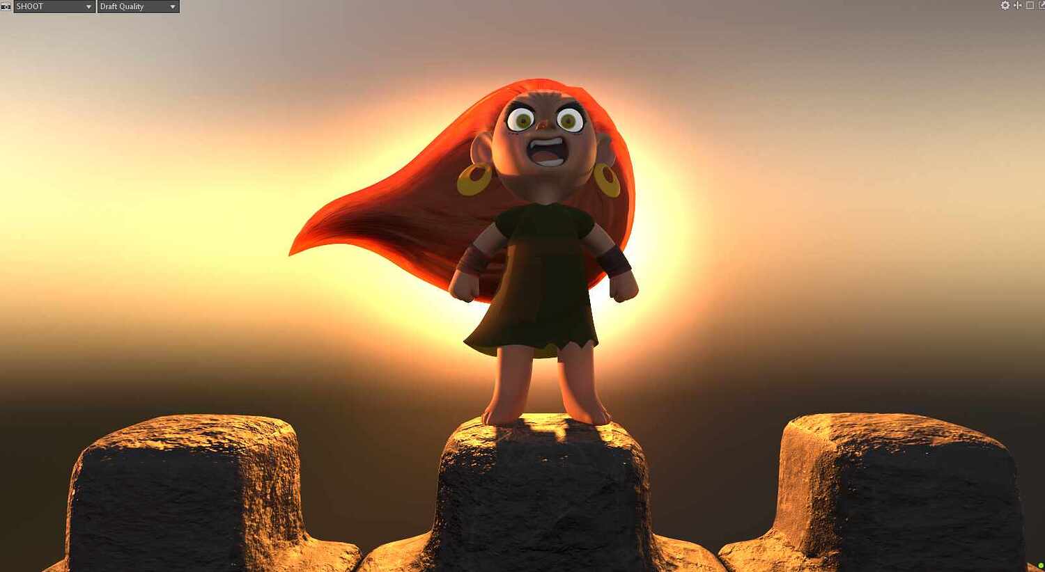 Mebh - Wolfwalkers Fan Art - ZBrushCentral