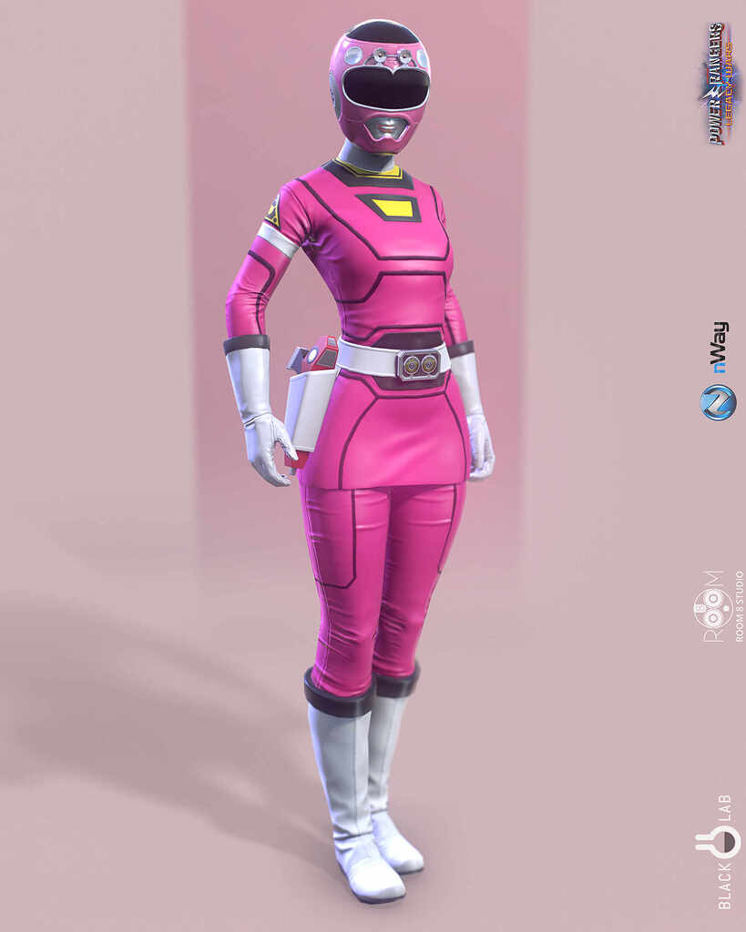 Pink Power Ranger - ZBrushCentral