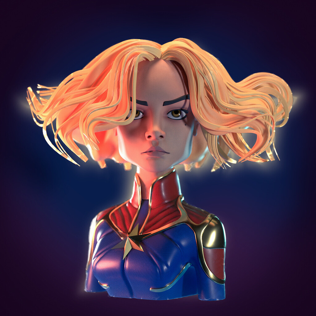 Captain Marvel - ZBrushCentral