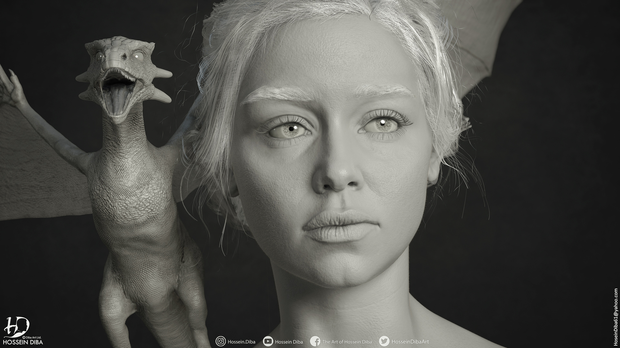 3D Model of Khaleesi (Real Time) - #4 by Asnaei - ZBrushCentral