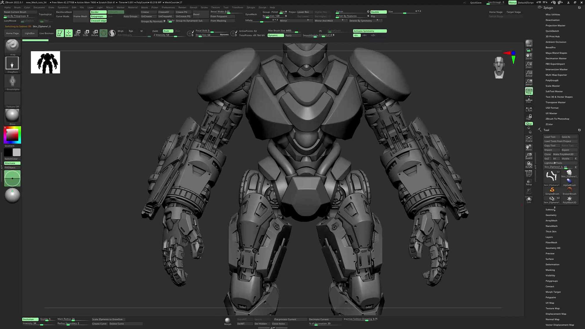 Raijin Phantom Mech - ZBrushCentral