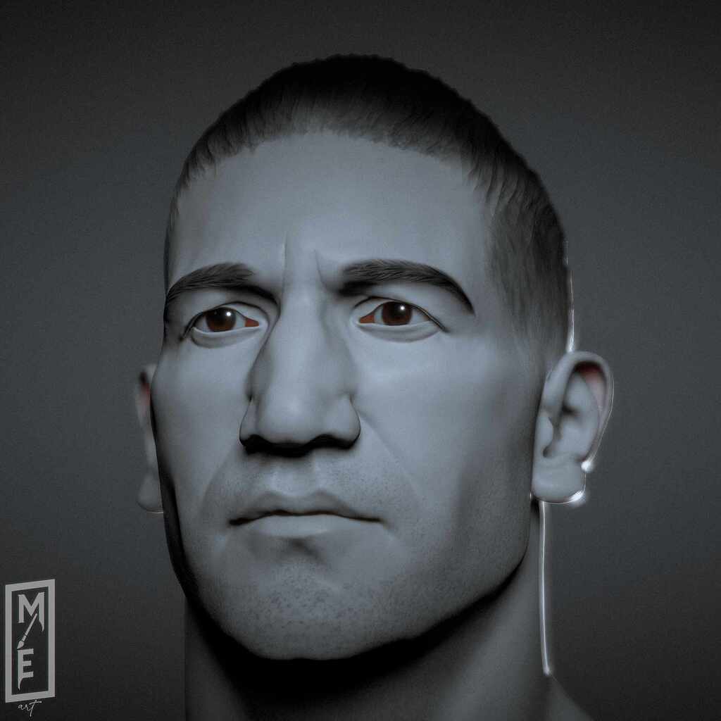 Jon Bernthal | Portrait Practice - ZBrushCentral