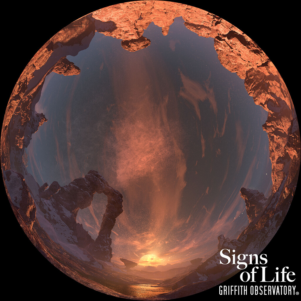 Samuel Oschin Planetarium Signs of Life Show Stills - ZBrushCentral