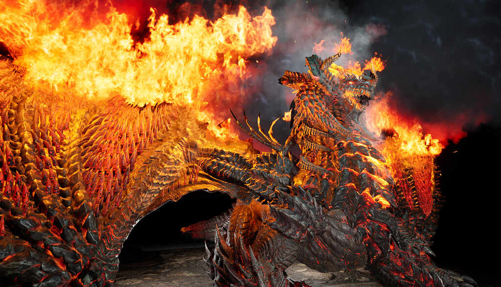 The King of Dragon model and texture - ZBrushCentral