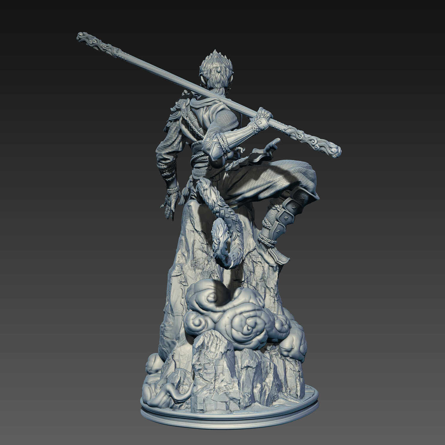 Black Myth Wukong ( fan art ) for 3d print - ZBrushCentral
