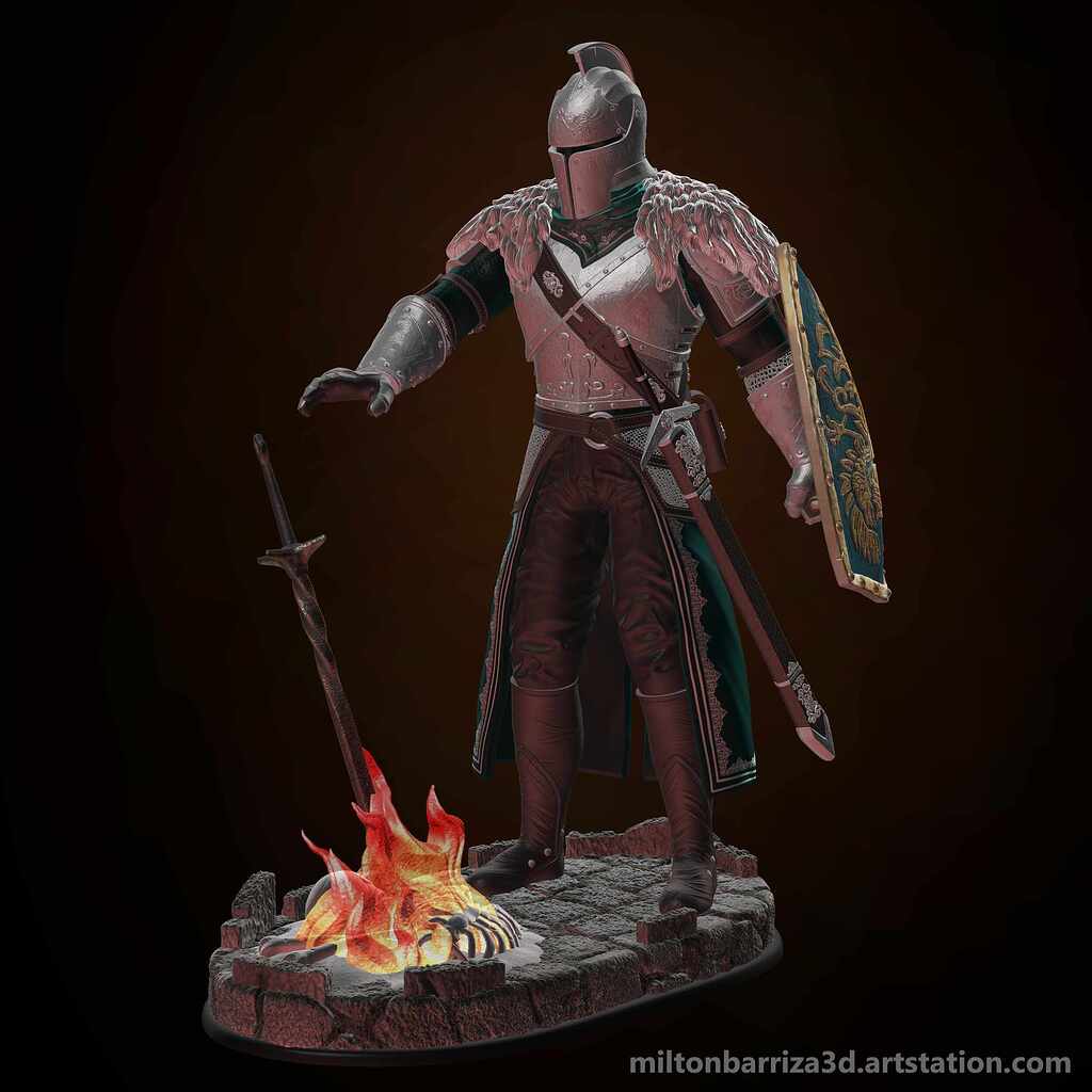 Faraam Knight - Dark Souls - ZBrushCentral