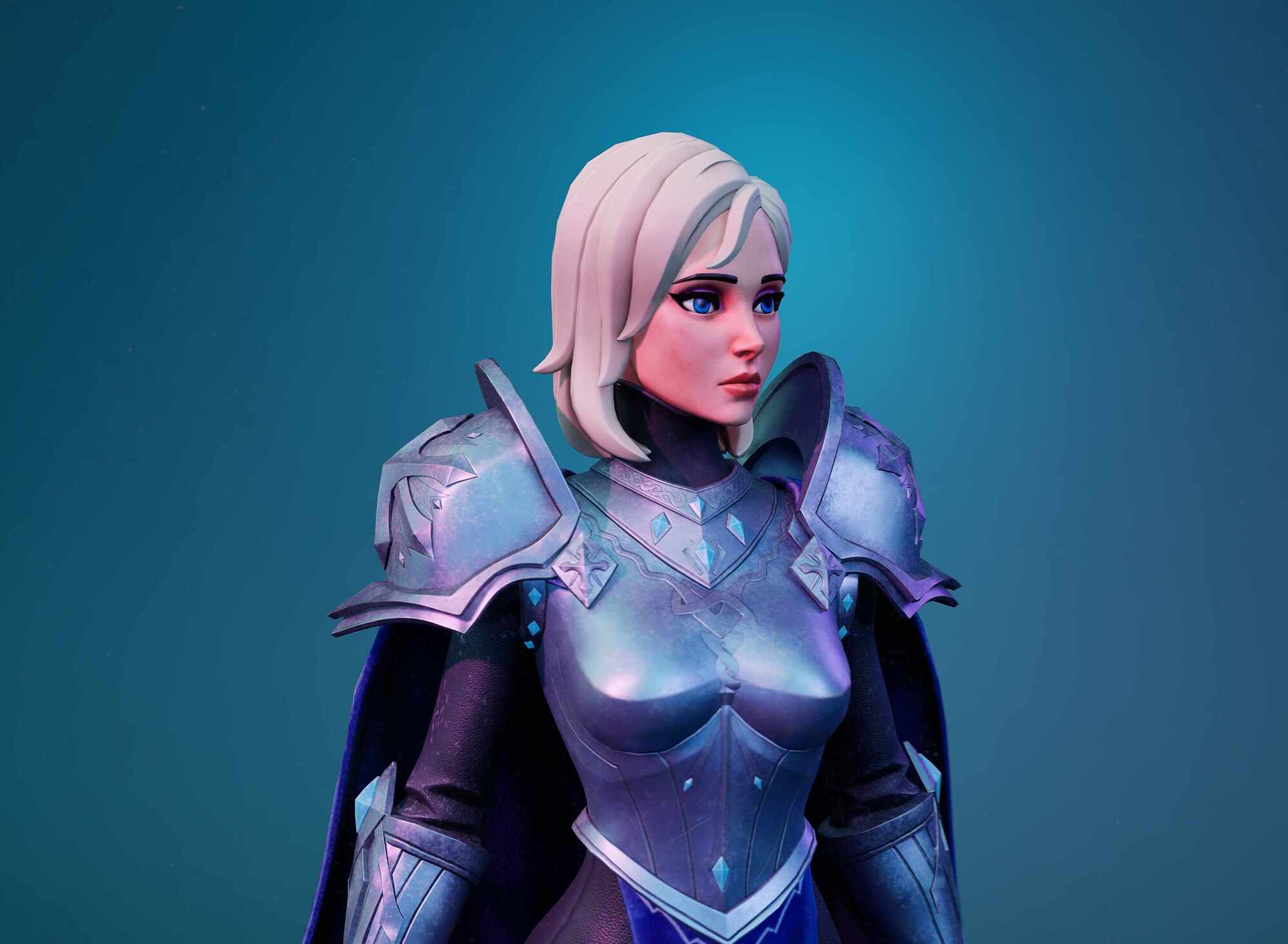Frozen Knight Elsa - ZBrushCentral