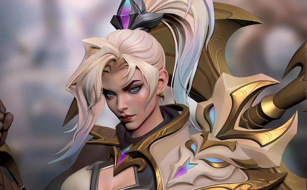 暗夜猎手薇恩（Vayne）同人制作 WIP01 - ZBrushCentral