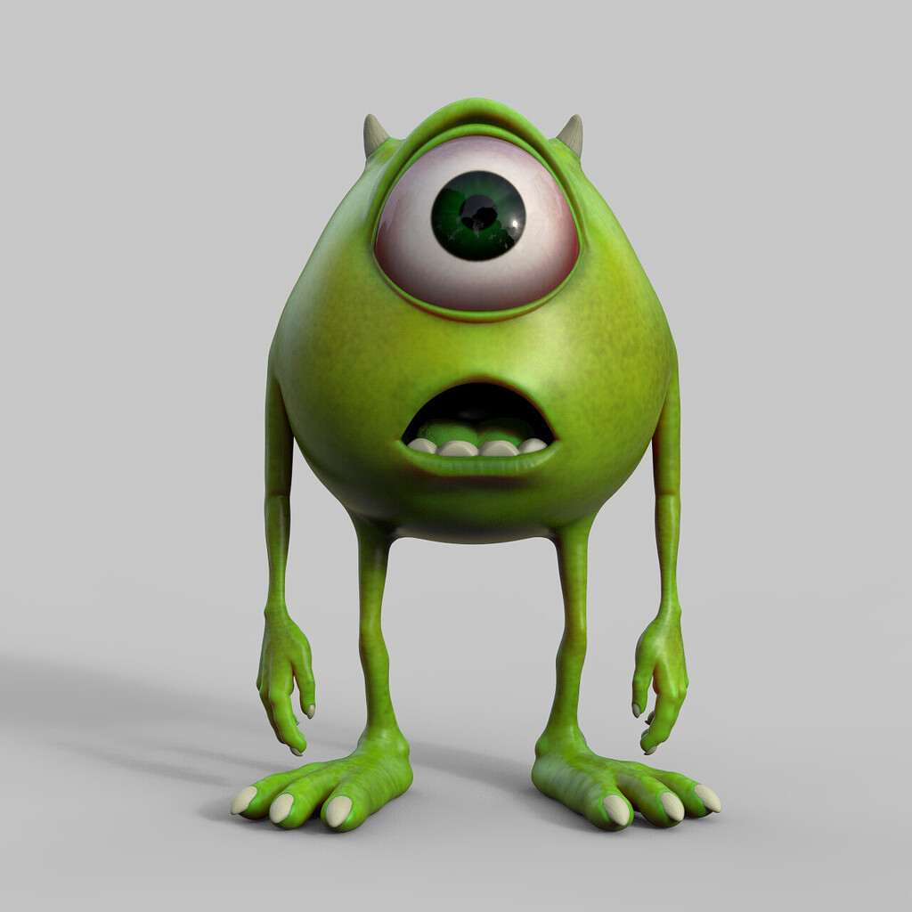 Mike Wazowski - ZBrushCentral