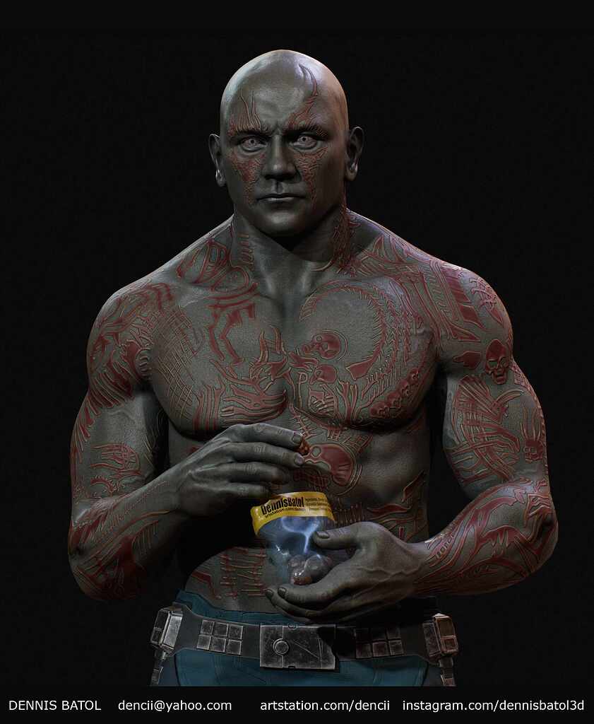 Drax the Destroyer - ZBrushCentral