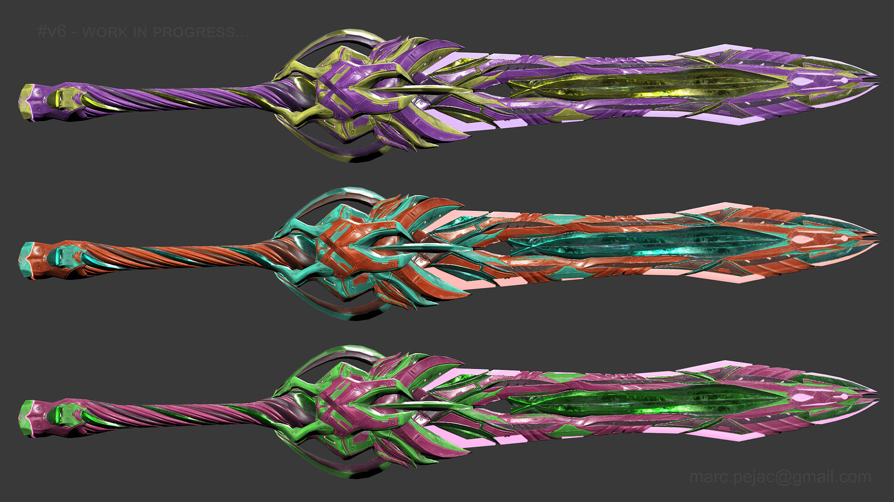 Warframe Blade (WIP) - ZBrushCentral