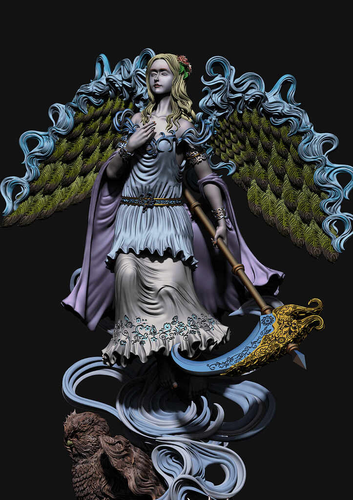 Angel figurines 3D model - ZBrushCentral