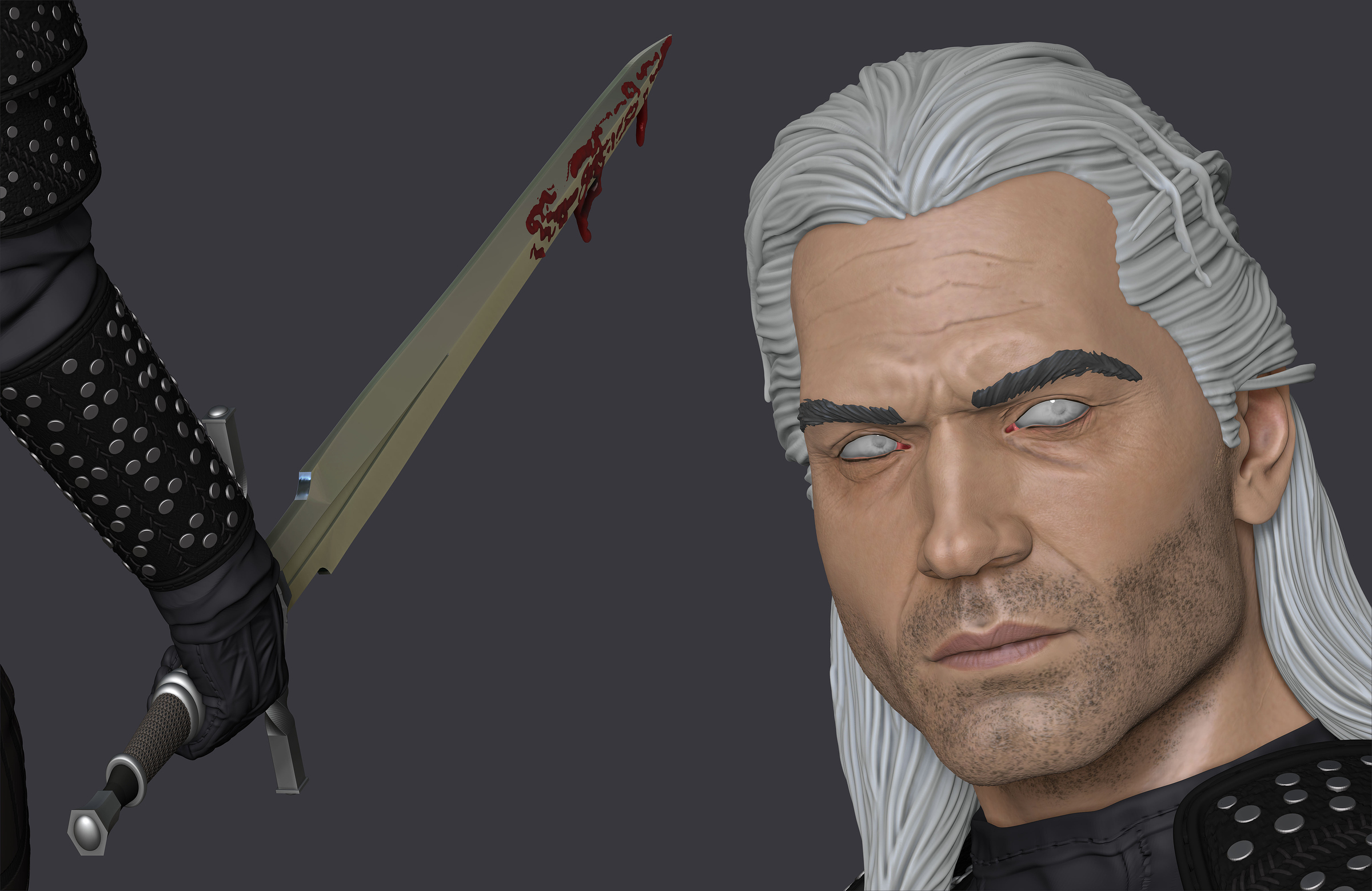 Geralt de Rivia - ZBrushCentral