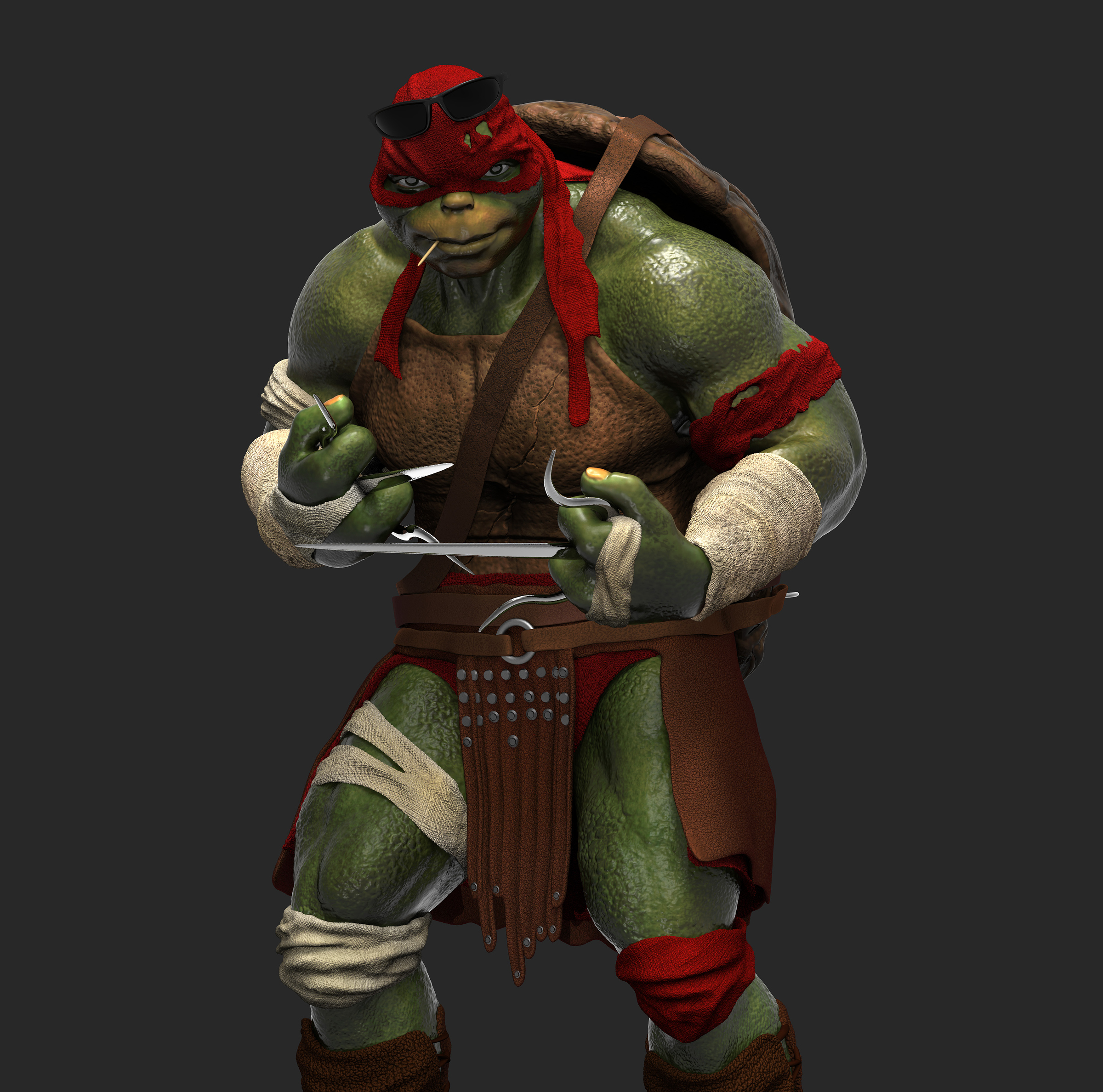 Ninja Turtle Raphael Fan Art - ZBrushCentral