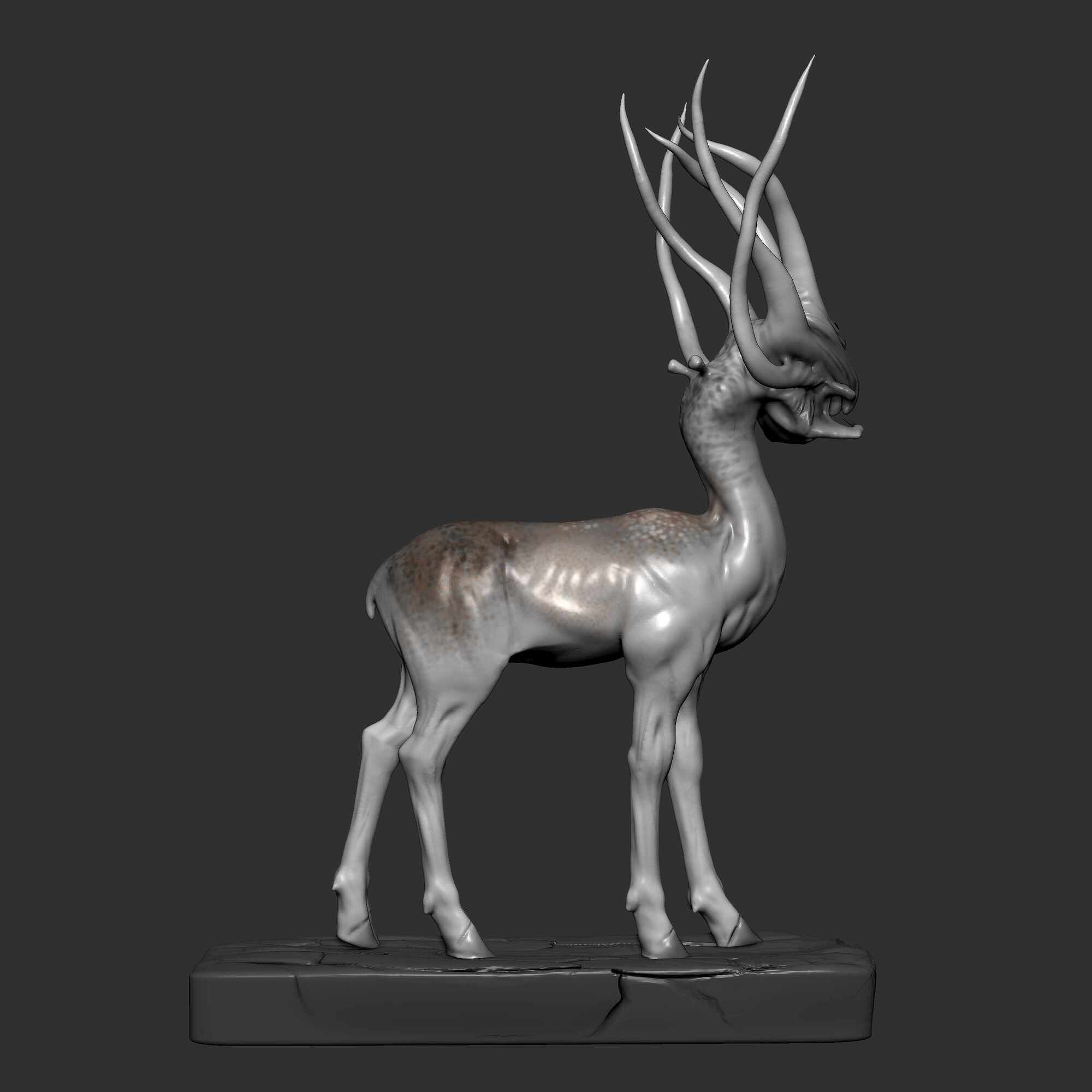 Alien deer concept WIP - ZBrushCentral