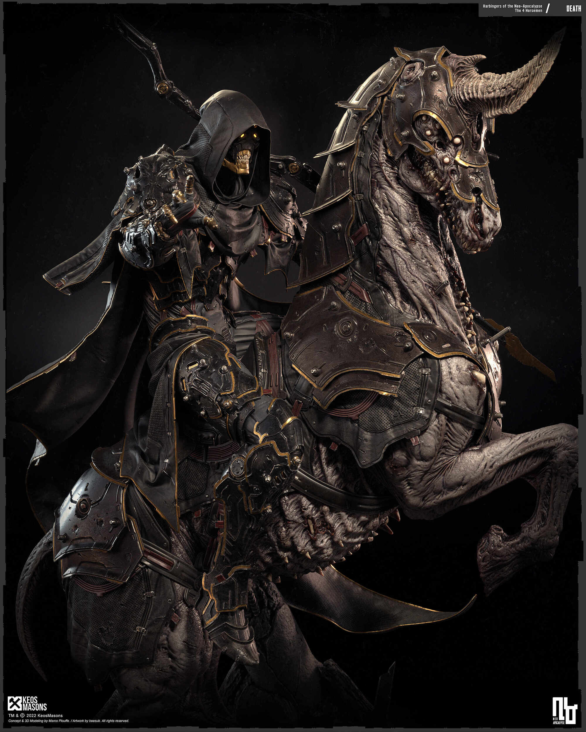 The Four Horsemen - DEATH - Neo-Apocalypse - ZBrushCentral