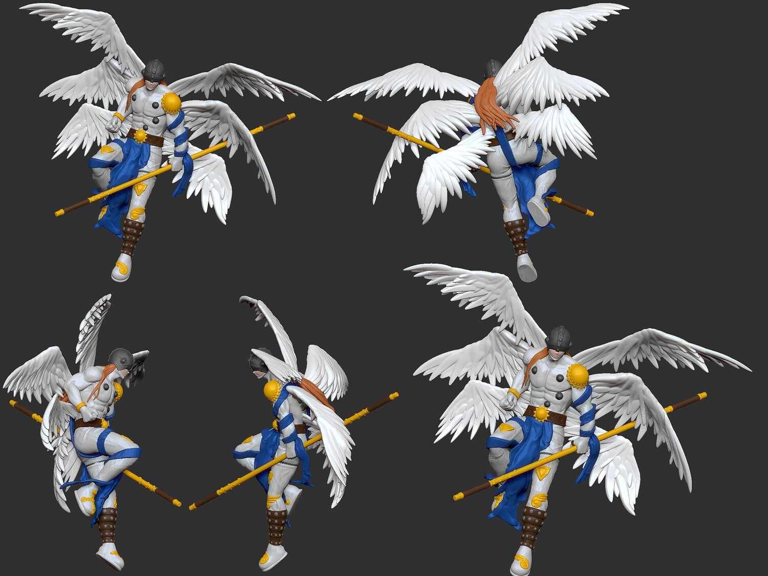 Tk & Angemon - Fan Art - ZBrushCentral