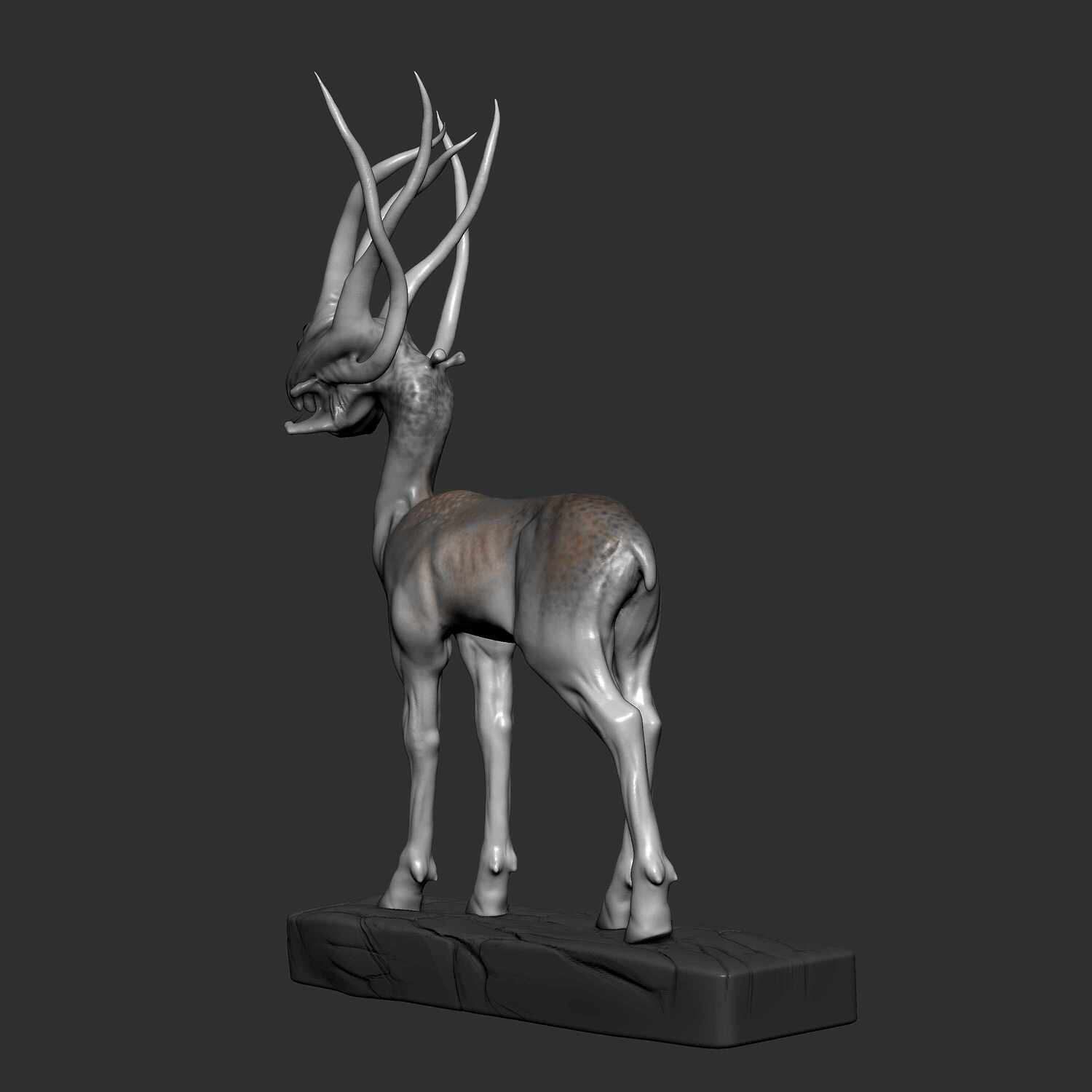 Alien deer concept WIP - ZBrushCentral
