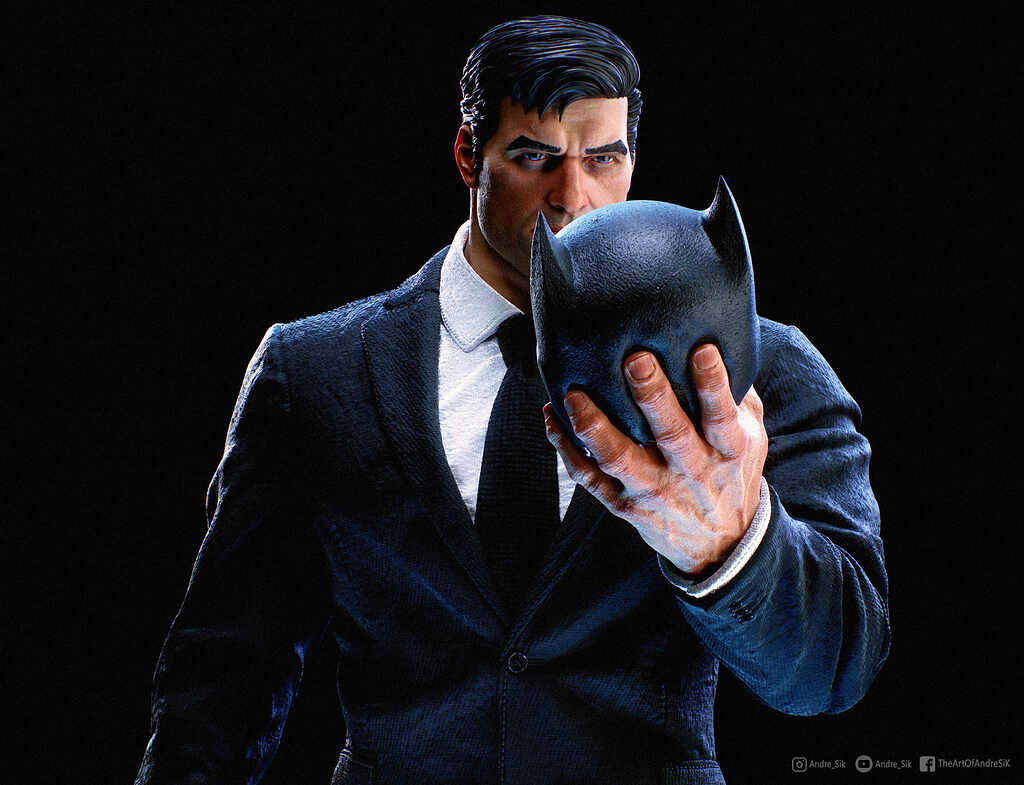 Bruce Wayne - ZBrushCentral