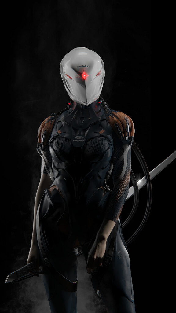 CYBER NINJA - ZBrushCentral