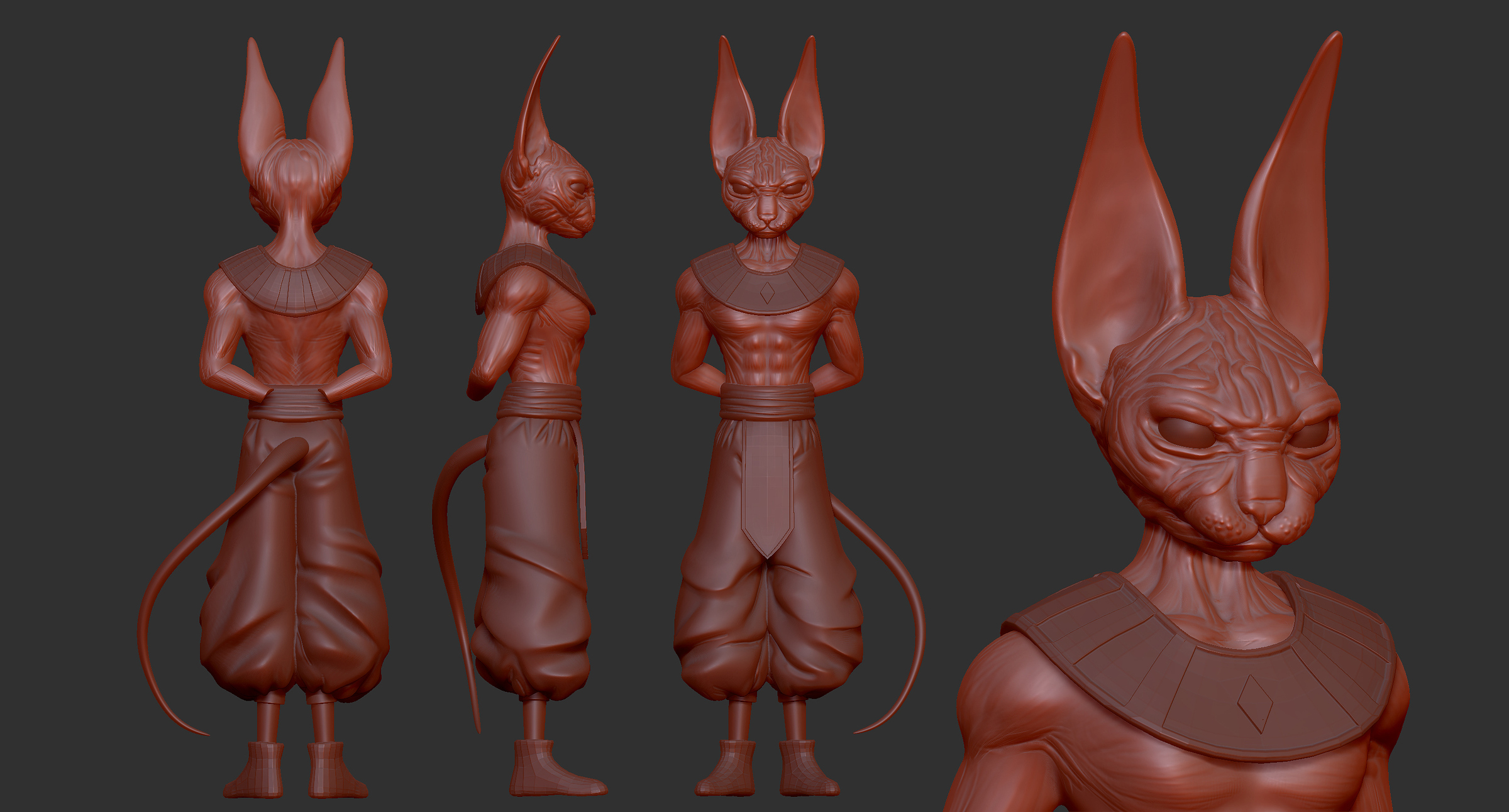 Beerus - the God of Ramen - ZBrushCentral